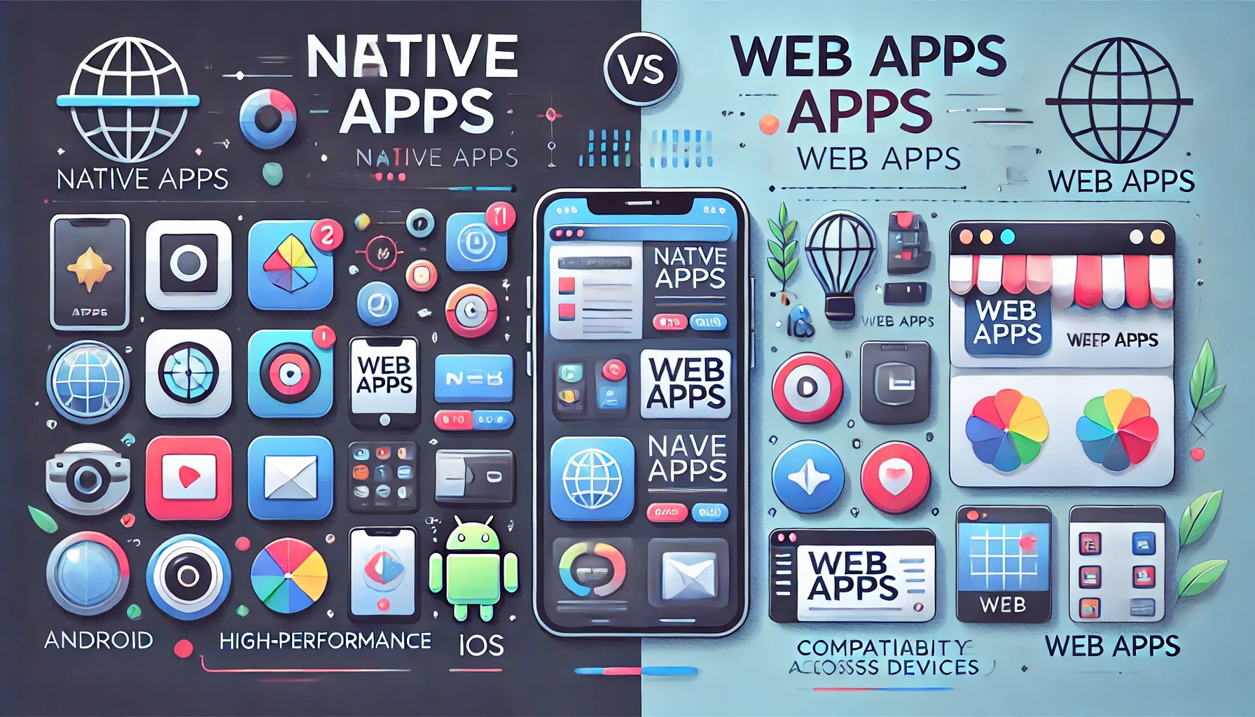 Diferencias Entre el Desarrollo de Apps Nativas y Web Apps - Owius Diferencias Entre el Desarrollo de Apps Nativas y Web Apps - Owius